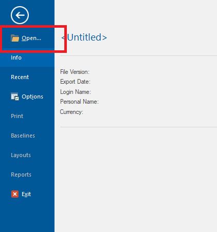 How To Open XER File With Or Without Primavera Application