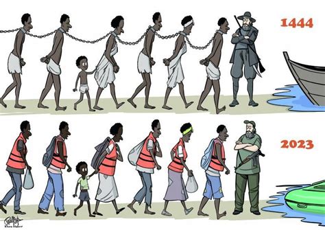 Forced Migration Is Either Slavery Or Escaping Poverty Reditorialcartoons