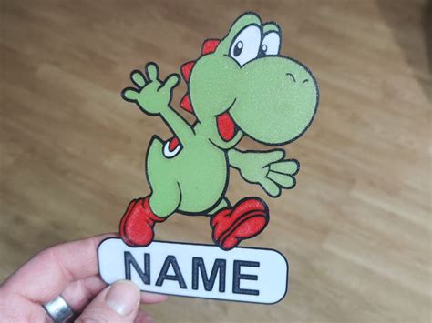 Yoshi Tu Nombre Por Ismapp Makerworld Descarga Modelos 3d Gratuitos