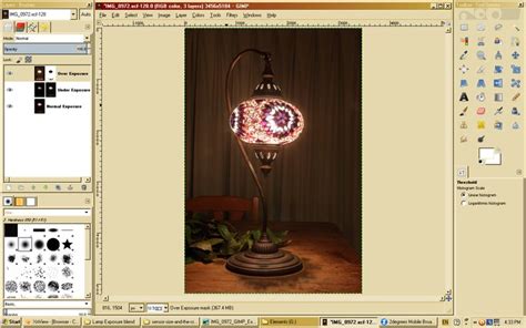 Exposure Blending Gimp