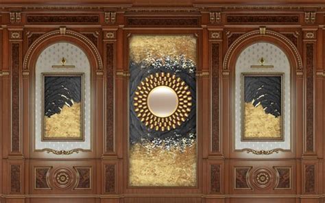 کاغذ دیواری سه بعدی کلاسیک چوب زیبا تصویر سه بعدی 1705783