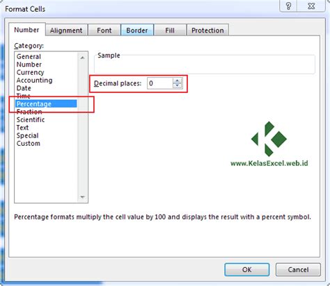 Cara Menghitung Persentase Di Excel Kelas Excel
