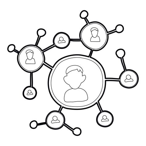 Connection Icon Outline Style Vector Art At Vecteezy