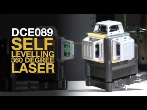 DCE089 10.8V 360 Degree Self Levelling Laser From DEWALT - YouTube