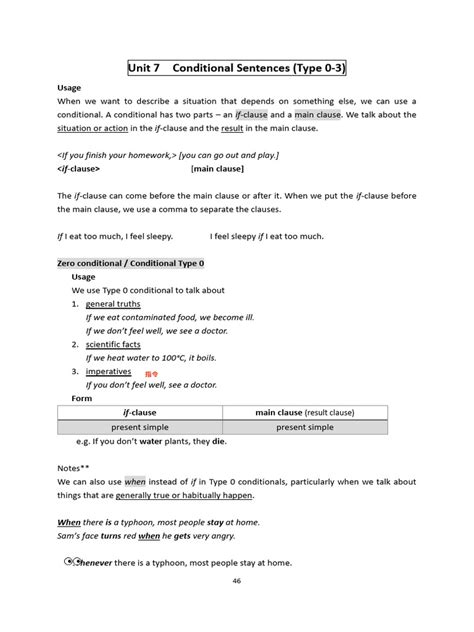 Conditionals Teaching Exercise Pdf Linguistics Grammar