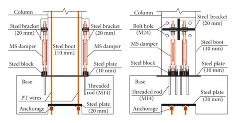 Connection Details Of The Test Structure A Beam Column Joints Of