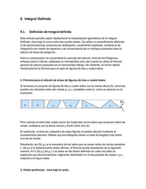 Teoría De Integrales Detallado Udocz