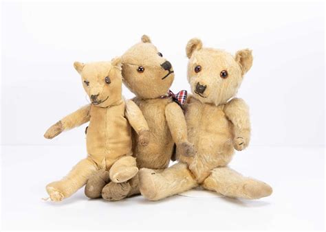 Lot 368 Three 1930s Chiltern Type Teddy Bears