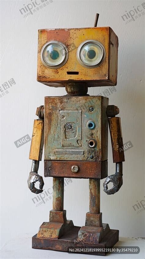 Ai创作图废旧金属创作 动漫影视木人 废铁创意工艺品 铁艺玩偶 废铁创作品 铁皮玩偶 铁艺娃娃 铁皮人偶 废铁创意制作 废零件知足的工艺品 铁皮娃娃 木头人手工艺品 铁皮人 废品艺术品 木头人