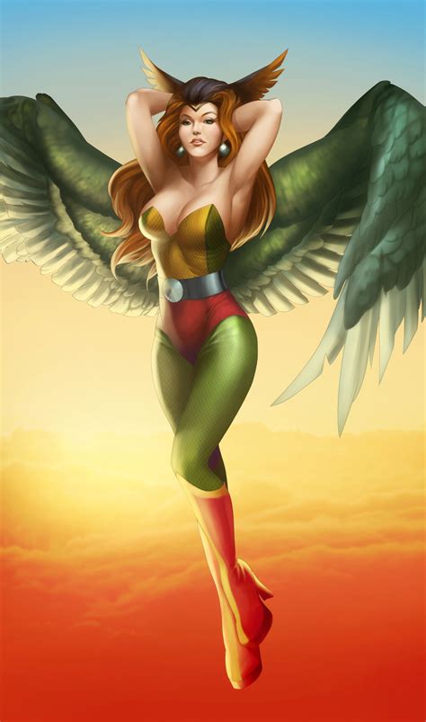 Weijic Hawkgirl Dc Comics Justice League Highres 1girl Bodysuit