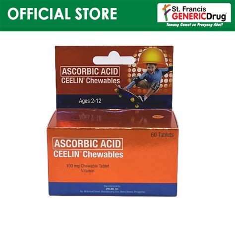 Ascorbic Acid Ceelin® Chewables By 60s Lazada Ph