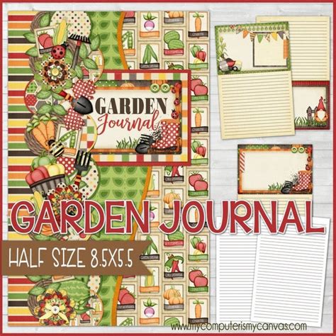 GARDENING JOURNAL Garden Notebook Gardner Gift Idea Etsy