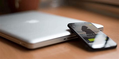 Free Smartphone Notebook PSD Mockups Pack Bypeople