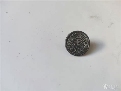 清末一鹭莲升图大铜扣子 地摊交易 华夏收藏网