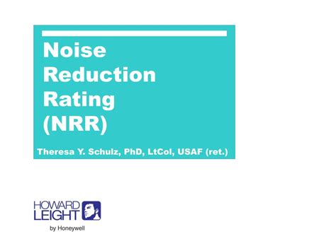 PPT Noise Reduction Rating NRR PowerPoint Presentation Free Download ID 6208303