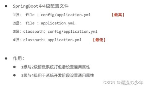 SpringBoot入门篇 配置文件格式多环境开发配置文件分类