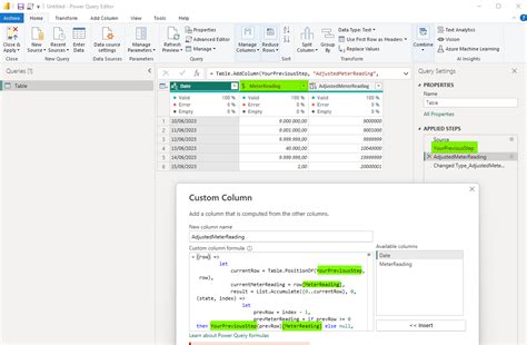Custom Column Formula Syntax Microsoft Fabric Community