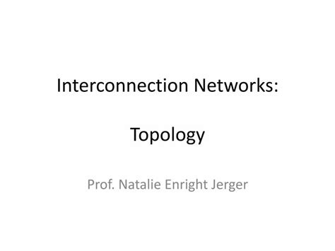 Pdf Interconnection Networks Topology Dokumentips