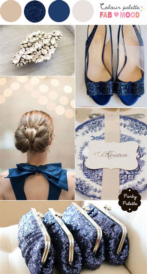 Beige And Navy Blue Wedding Colour Theme Beige Wedding Fabmood