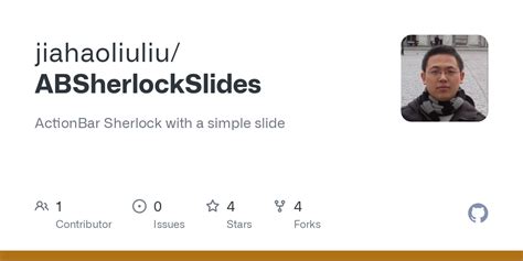 Github Jiahaoliuliuabsherlockslides Actionbar Sherlock With A