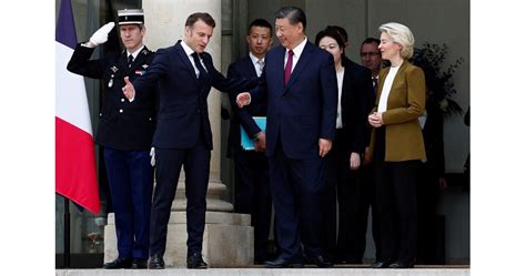 Макрон и Фон дер Лайен искат от Си Цзинпин честни правила и координация по украинския въпрос