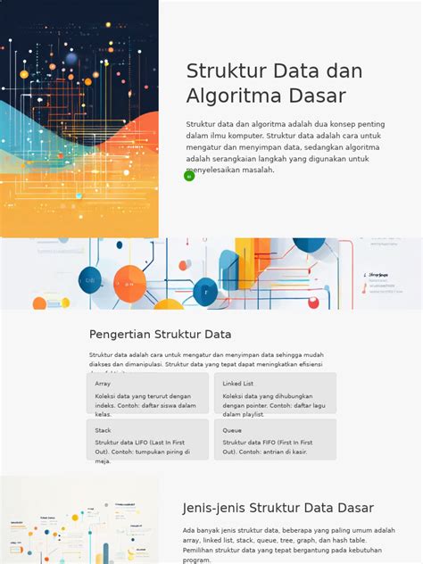 struktur data dan algoritma dasar pdf