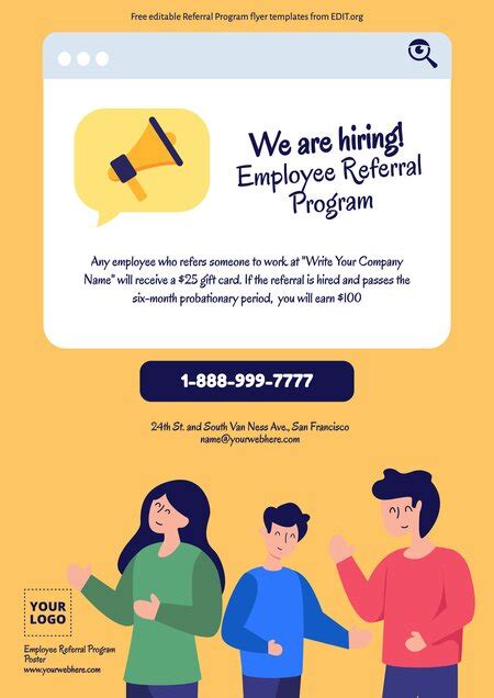 Free Employee Referral Program Flyer Templates