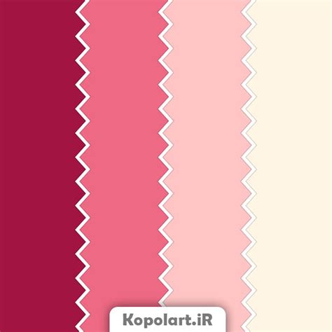 پالت رنگ قرمز پرشین، گلبهی و کالباسی پالت رنگ ترند سال 1402 با