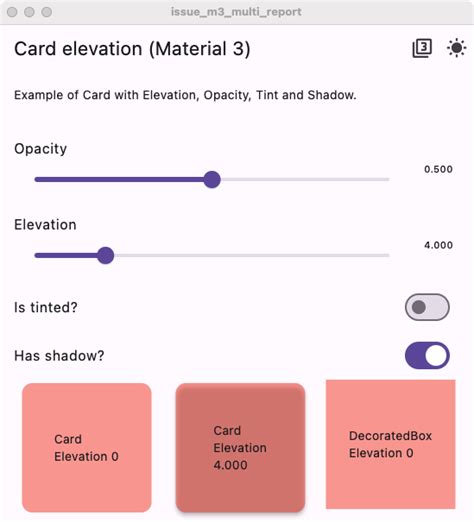 Card Color Parameter Not Respected While Using Material Issue Flutter Flutter Github