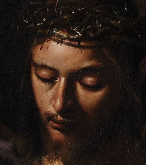 Caravaggio Jesus Caravaggio Ecce Homo Detail 1605 Caravaggio