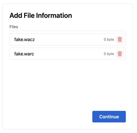 Allow Adding More Files Before Starting Upload · Issue 14 · Webrecorderwacz Uploader · Github