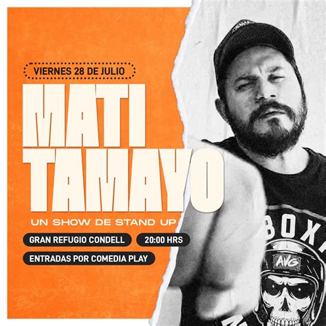 Mati Tamayo En Santiago Viernes 28 De Julio Comediaplay