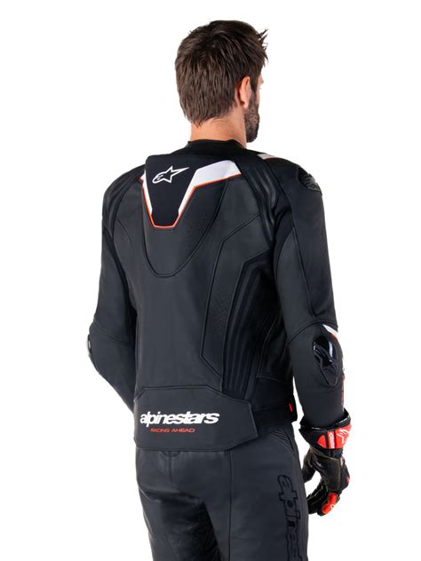 Missile V3 Ignition Leather Jacket Black Jackets Alpinestars