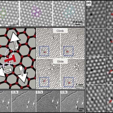 Dynamics Of Atomic Defects Under Electron Beam Irradiation A