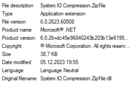 C Could Not Load File Or Assembly System Io Compression Zipfile Stack Overflow