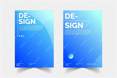 추상적인 파란색 배경 디자인 템플릿 프리미엄 벡터