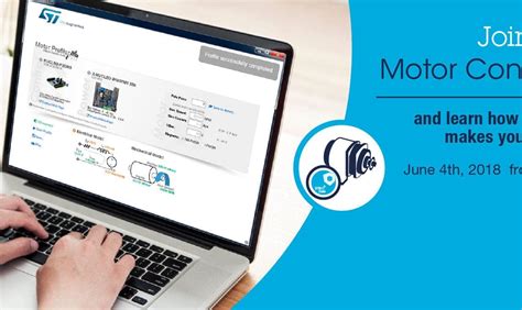 Join Our STM Motor Control Webinar June Th CET