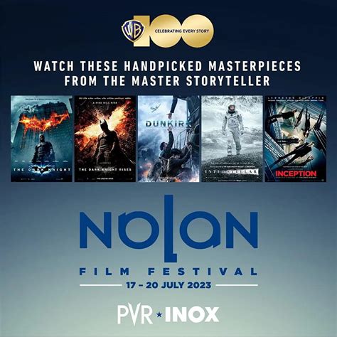 Cristopher Nolans Movies Being Re Screened Across India Next Week R