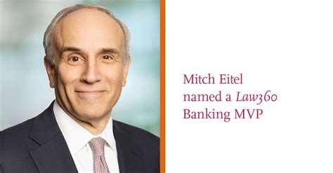 Mitchell Eitel Has Been Named A Law360 Banking Mvp This Is Mitchs Fifth Consecutive Year