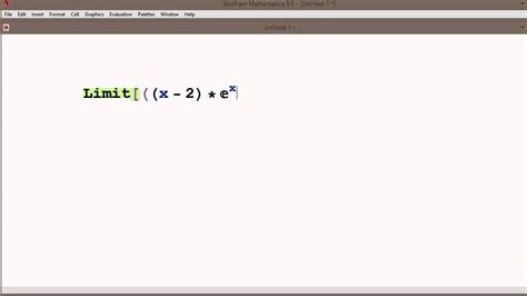 Wolfram Mathematica 9 Limit Demonstration 1 Youtube