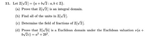 Solved Let Z A B A BZ A Prove That Z Is An Chegg
