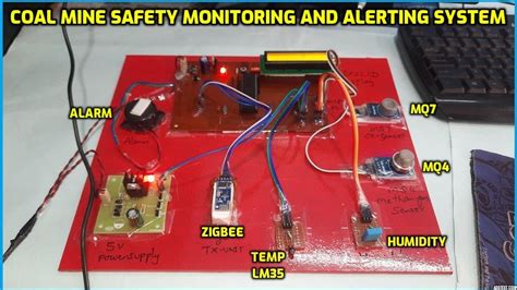 Coal Mine Safety Monitoring And Alerting System With Smart Helmet Youtube