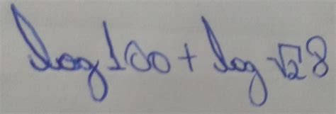 Solved Log100logsqrt28 Math