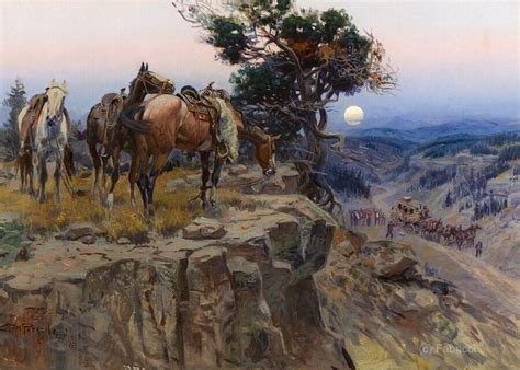 Innocent Allies Western Art By Charles M Russell By Fabricci Wall Art