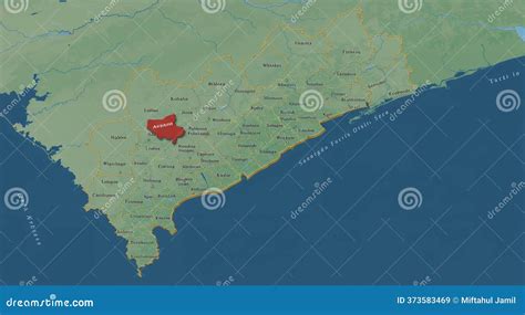 Assam Map Political And Administrative Map Of Assam With Districts