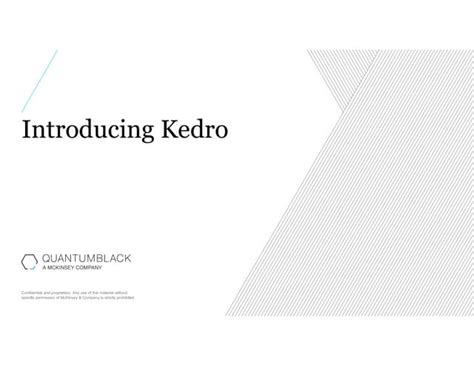 Boston Data Engineering Kedro Python Framework For Data Science Overview And New Features Ppt