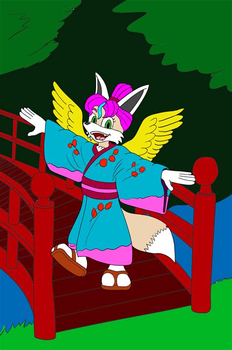 Skye Eldrich In A Kimono By Lonewolf23k