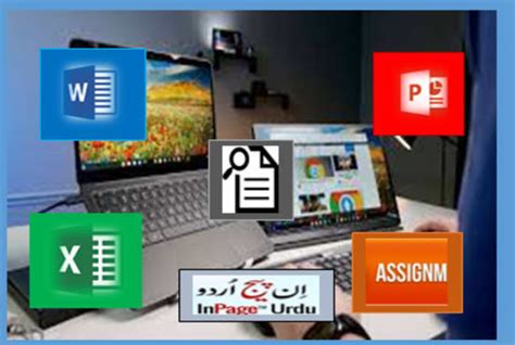 Do Ms World Assignments Excel Power Point Data Entry Research Work Urdu