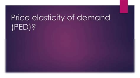 Solution Chapter 11 Price Elasticity Of Demand Ped Studypool Solution Chapter 11 Price Elasticity Of Demand Ped Studypool