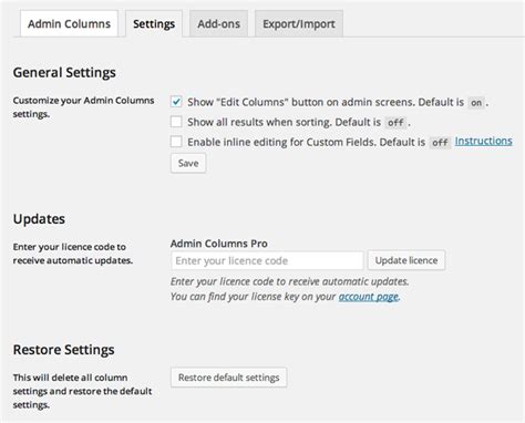 Manage Wordpress With Ease With Admin Columns Pro
